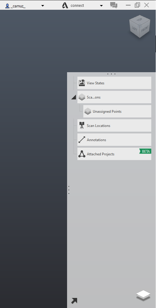Recap Pro Indexing but when opening the project there are no scans - Autodesk Community
