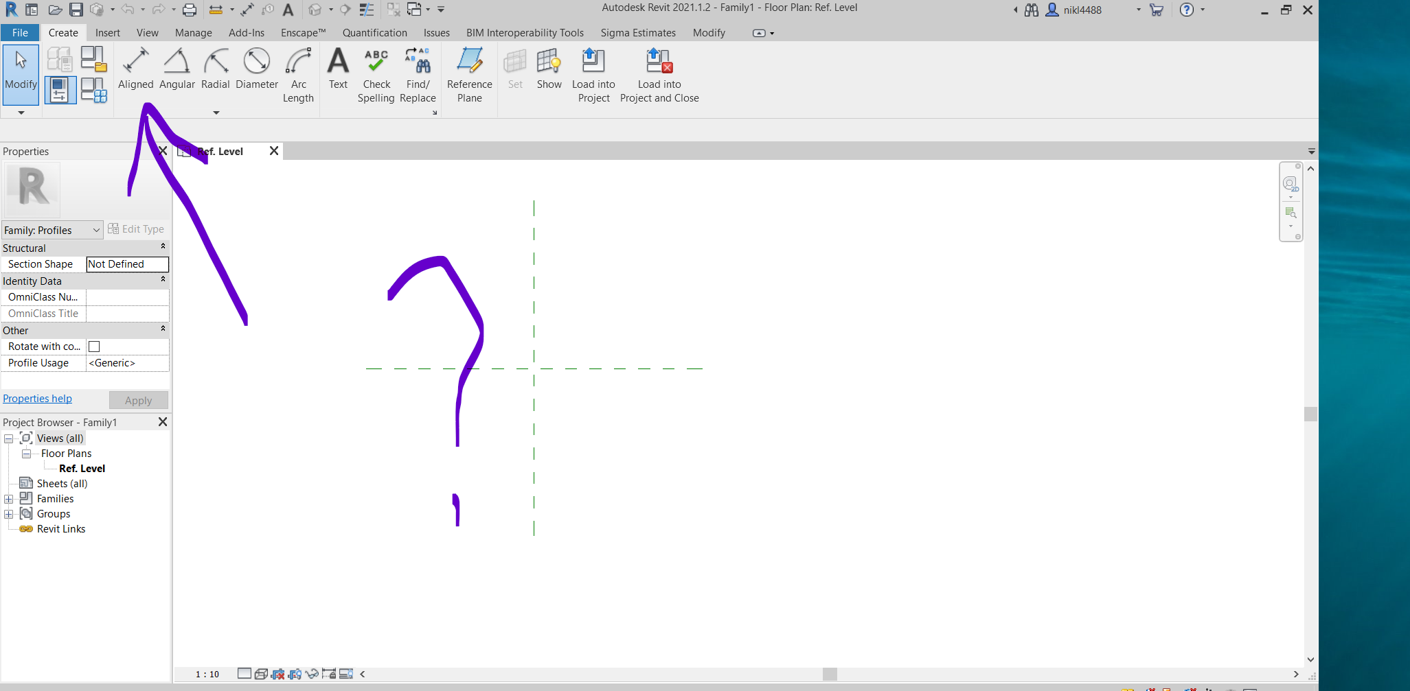 Solved: Detal lines not accessible in English Metric Profile family ...