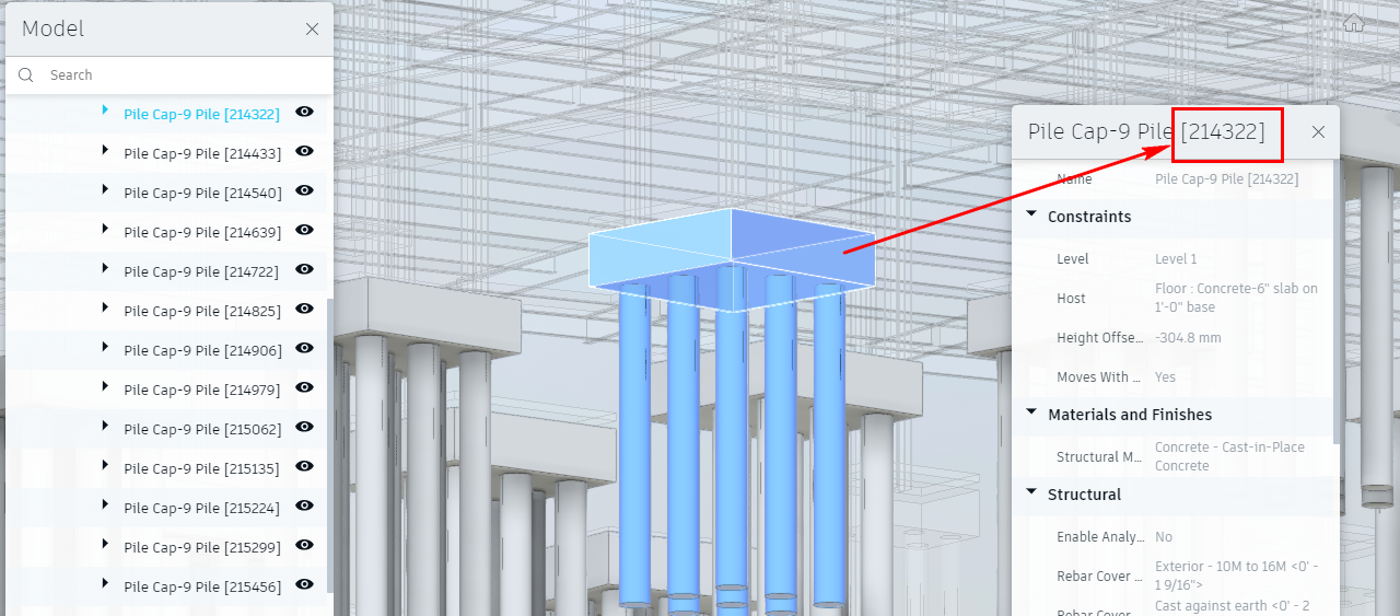 Revit Object Element ID not shown in BIM360 Docs Browser properties. - Autodesk Community
