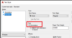 Enable "Annotative" State in "Text" Command. - Autodesk Community