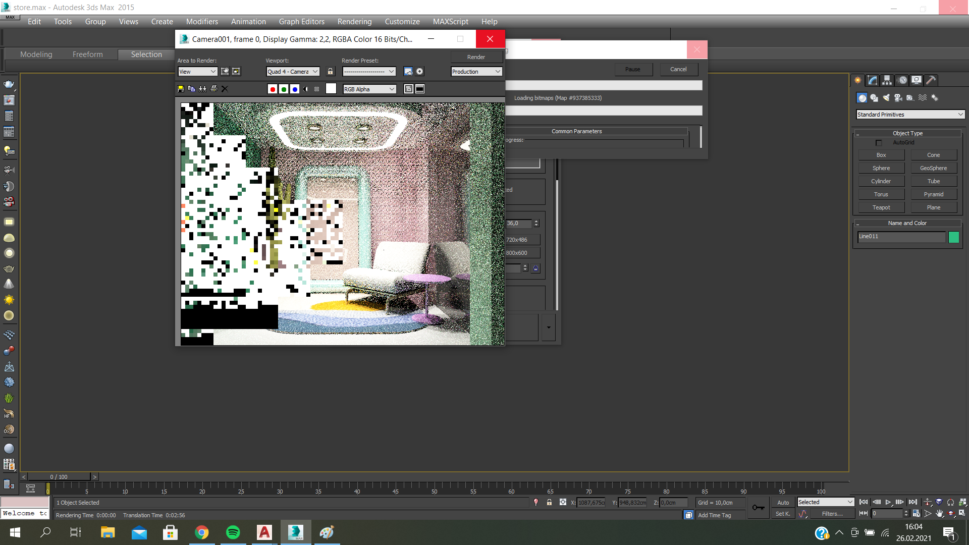 Render comes out weird pixelated - Autodesk Community