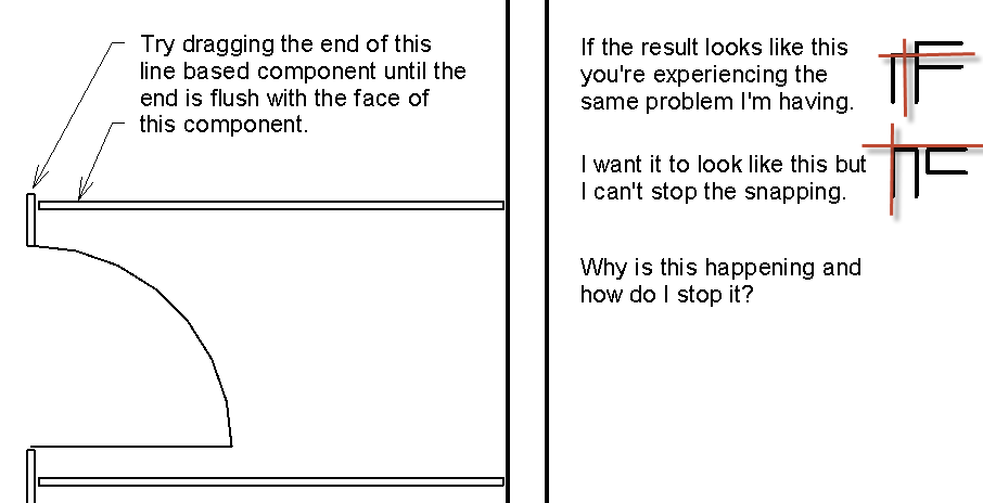 Solved: line based components snapping undesireably - Autodesk Community