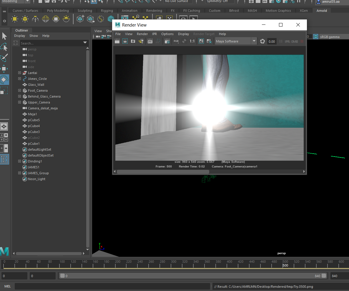 Solved: Light appear in camera view in rendering - Autodesk Community