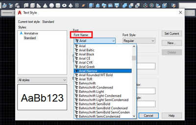 Solved: Where is Arial Narrow in my software AutoCAD 2020 - Autodesk Community