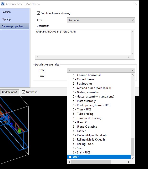 ADD TOGGLE IN MANAGEMENT TOOLS FOR DISPLAY OF ADVANCE DETAIL STYLES ...