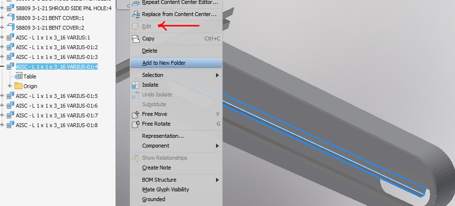 Cannot edit part in assembly - Autodesk Community