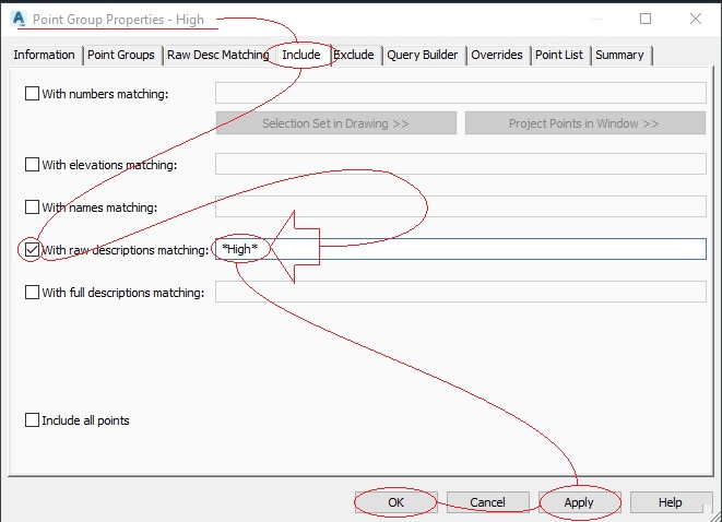 Solved: Where do 'point groups' query from? - Autodesk Community
