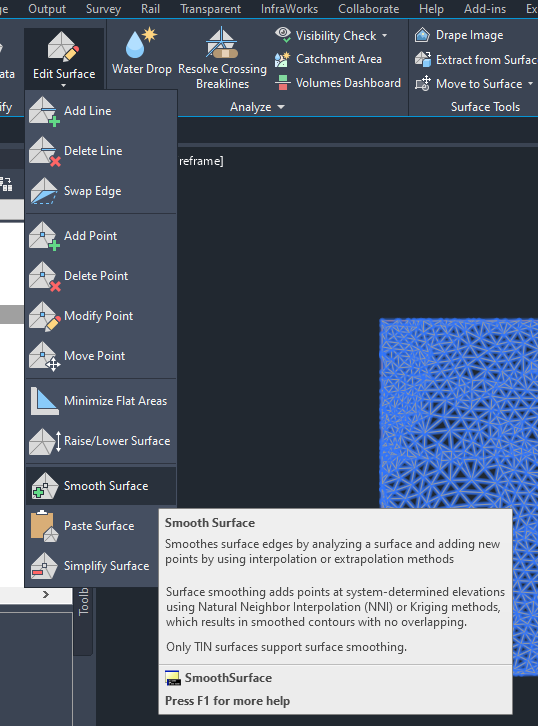 Solved: Increase points of Surface Data - Autodesk Community