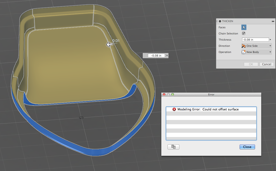 Problem with surface offset - Autodesk Community