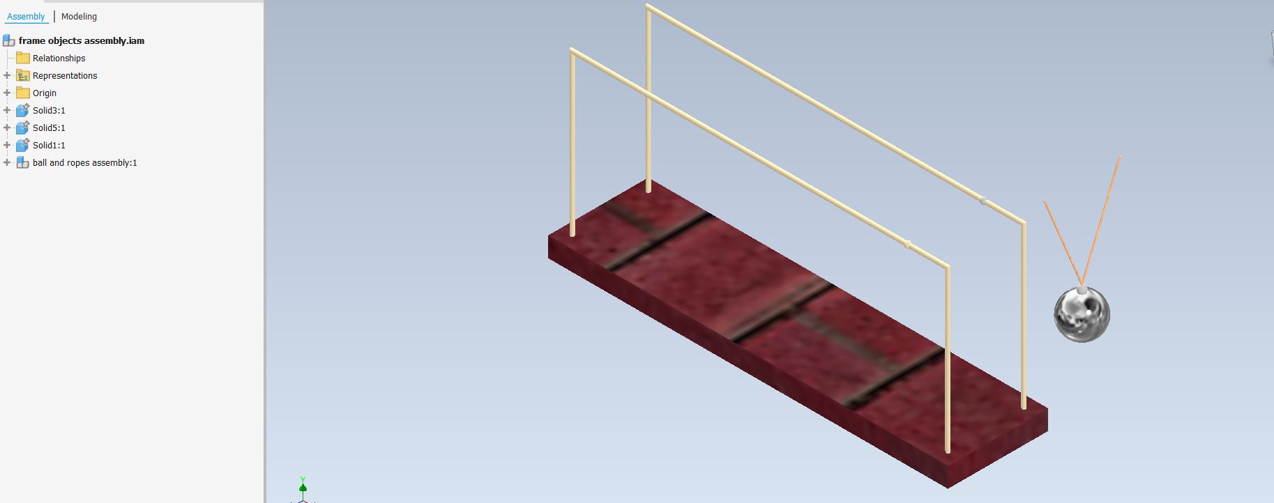 Solved: constrain for Newton's Cradle problem solving - Autodesk Community