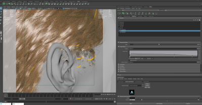 Xgen hair penetrates the mesh - Autodesk Community