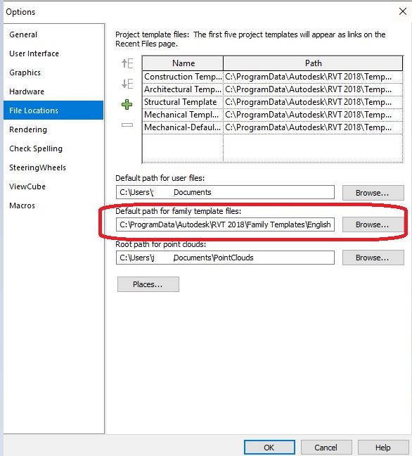 revit - moving content libraries to disk D: - Autodesk Community