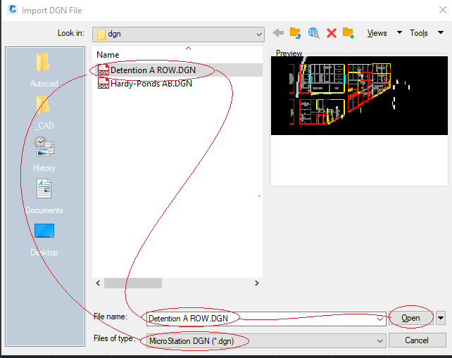 Referencing dgn file into DWG file? - Autodesk Community