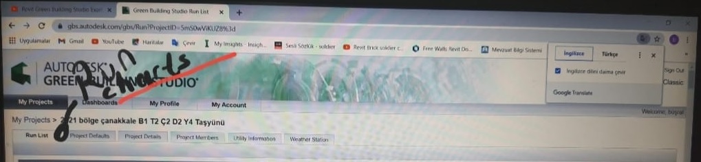 Çözüldü: green building studio - Autodesk Community