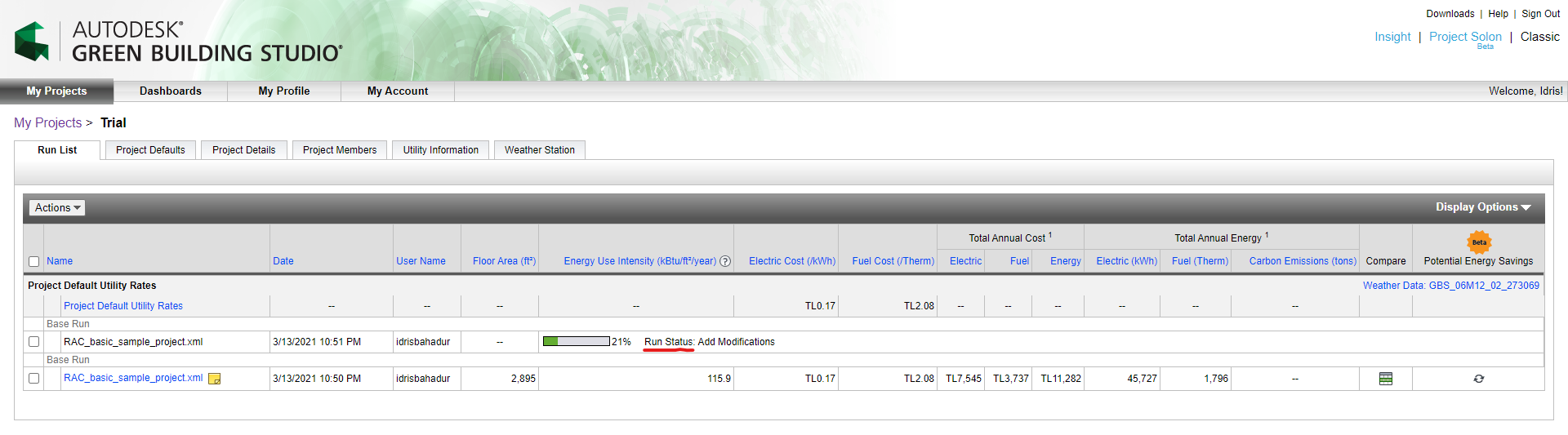 Çözüldü: green building studio - Autodesk Community
