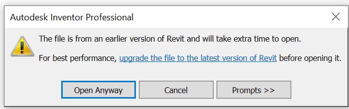 Importing Revit 2020 rvt files - Autodesk Community