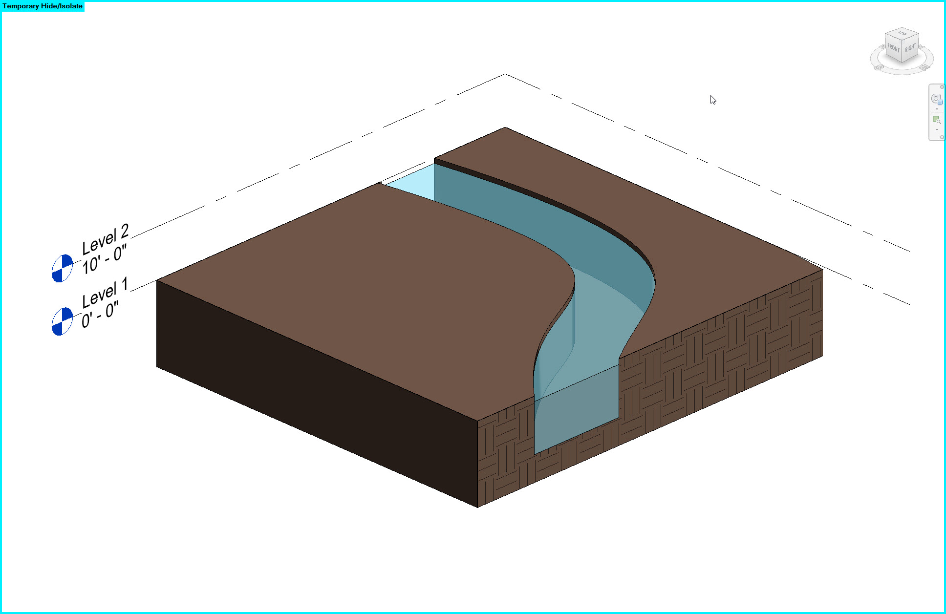 Solved: Cut river into topography - how do I make its surface lower ...