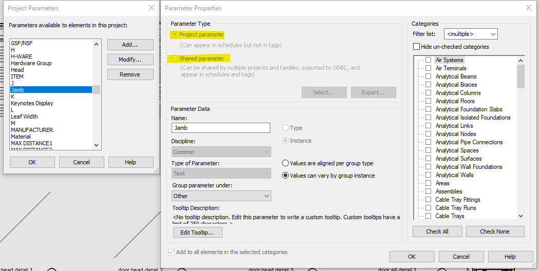 Project Parameters - General Observations - Autodesk Community