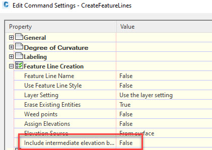 Solved: Default Intermediate Grade Break Points Off - Autodesk Community