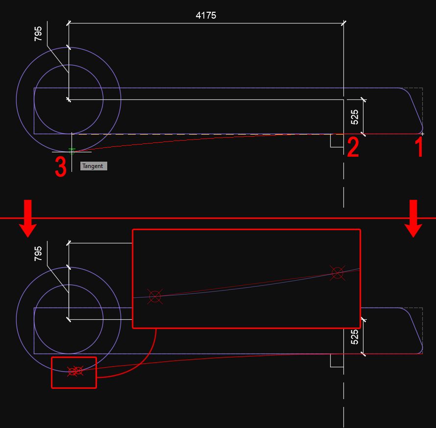 Solved: Tangent of two arcs - Autodesk Community