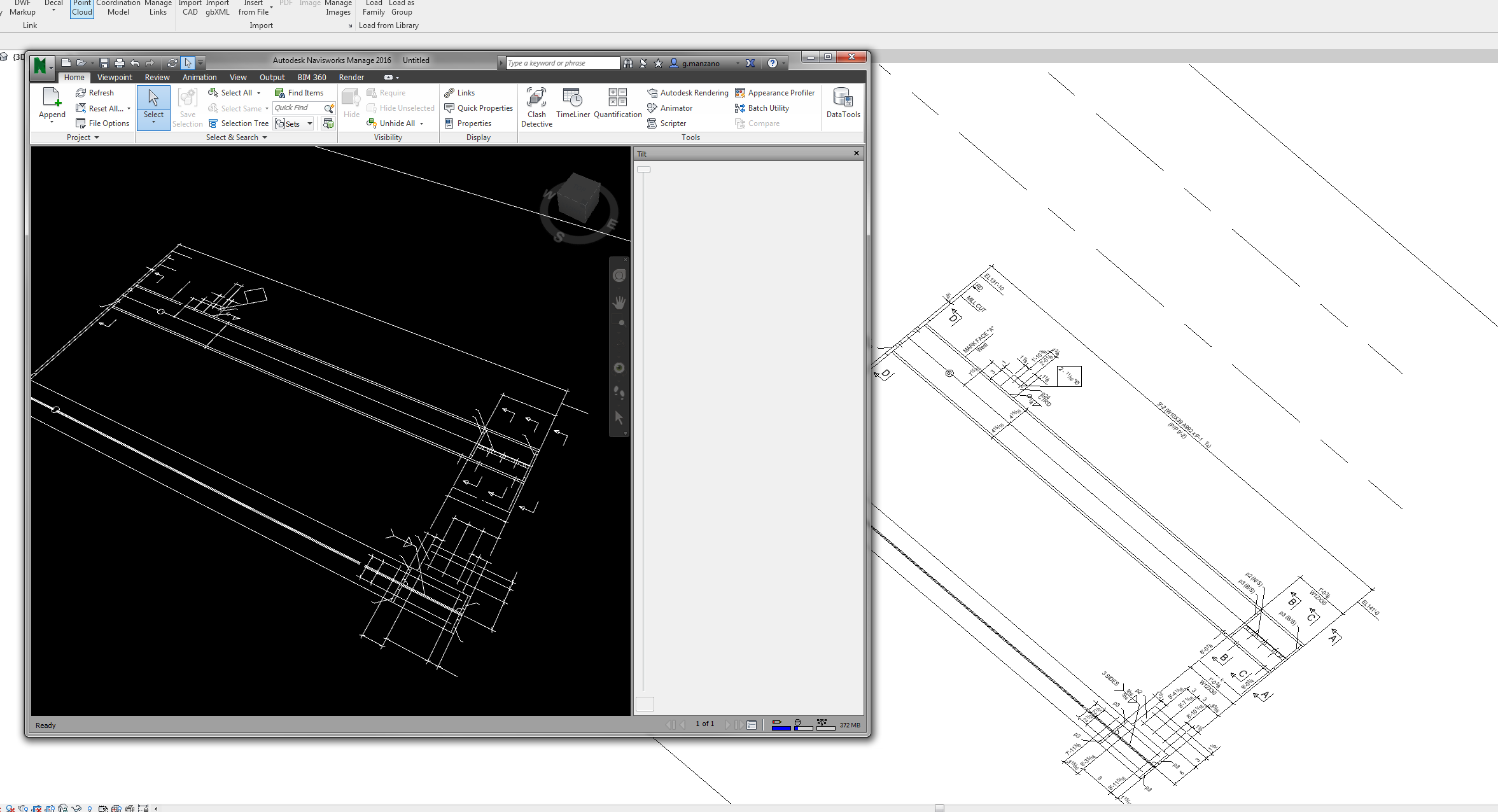 How can overlay the annotation from 2D view on to the 3D view of Revit ...