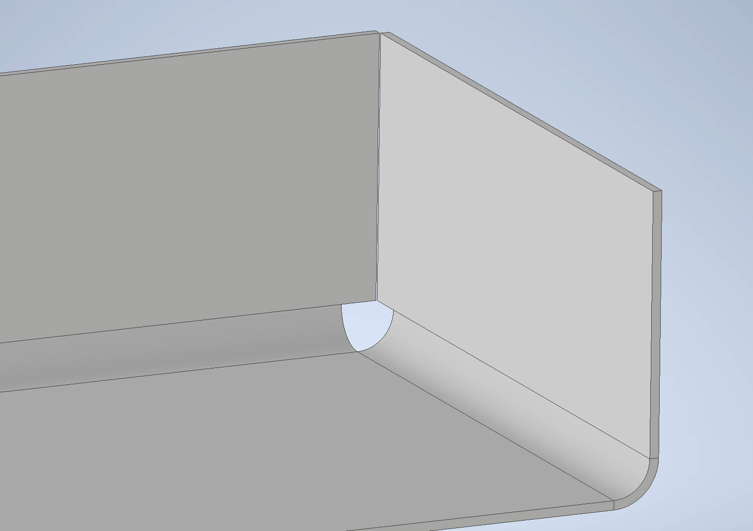 Corner relief problem with bend radius - Autodesk Community