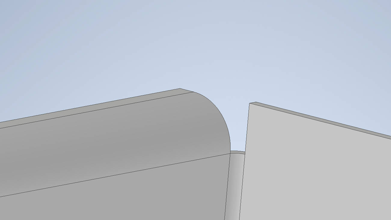 Corner relief problem with bend radius - Autodesk Community
