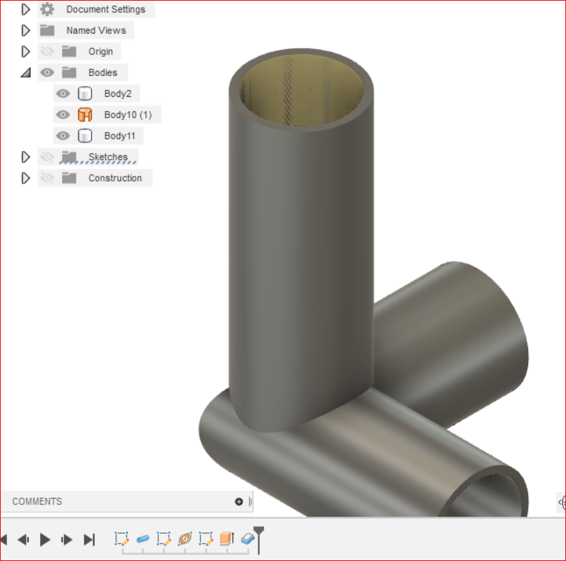 3 tube intersection, notch - Autodesk Community
