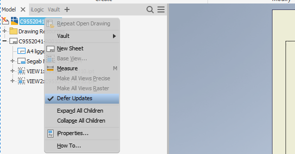 Solved: Open drawing from Vault that is deferred. - Autodesk Community