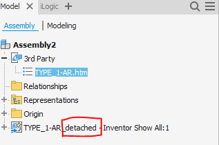 Revit model detached after import into assembly - Autodesk Community