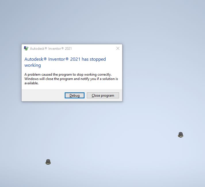 Inventor crash on Revit Lighting Fixture elements when reopen assembly ...