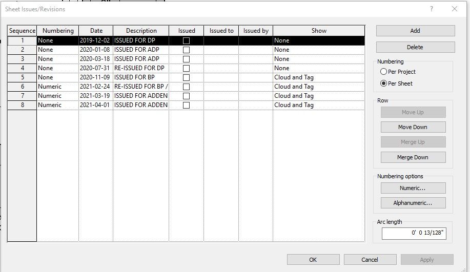 Trying to get revision tags to start at 1 per each sheet. - Autodesk ...