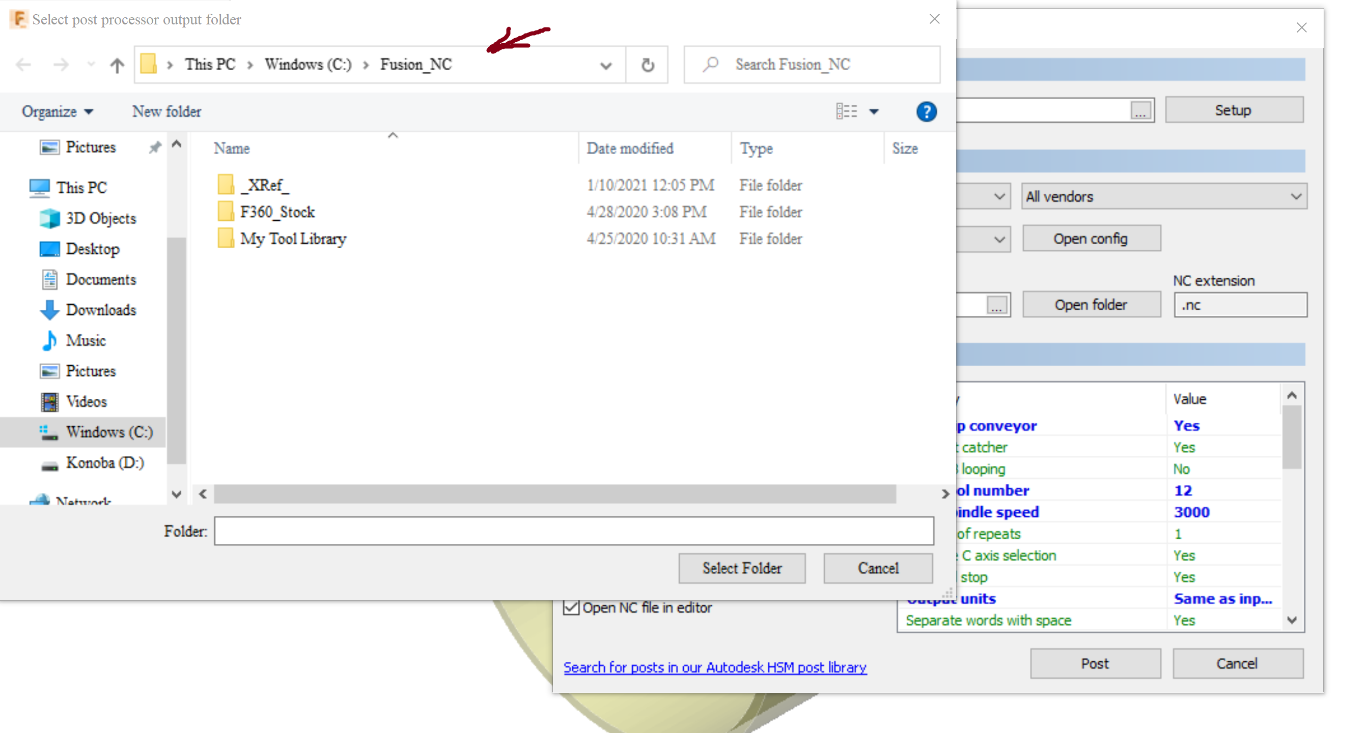 Web App post processor output file location - Autodesk Community