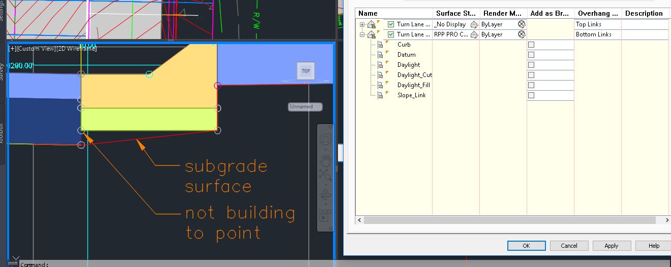 Subgrade surface issues - Autodesk Community