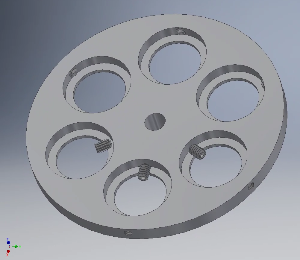 Solved: Constraint from cylinder axis to circle center only offsets in -X - Autodesk Community