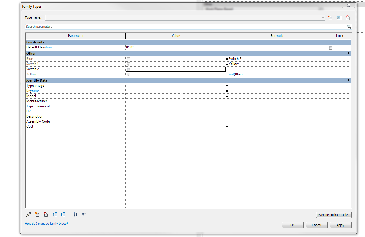 How to control a check box in a revit family with another check box ...