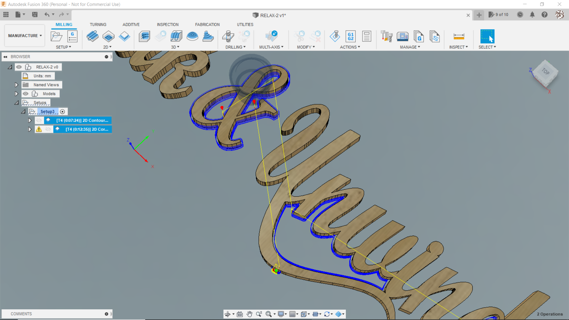 Solved: Unable to select entire body for tool path 2d contour? - Autodesk Community
