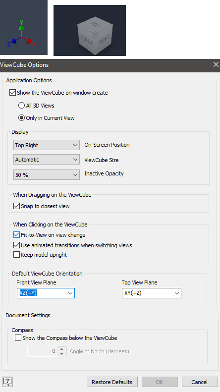 Inventor 2021 - view cube & frame generator questions - Autodesk Community