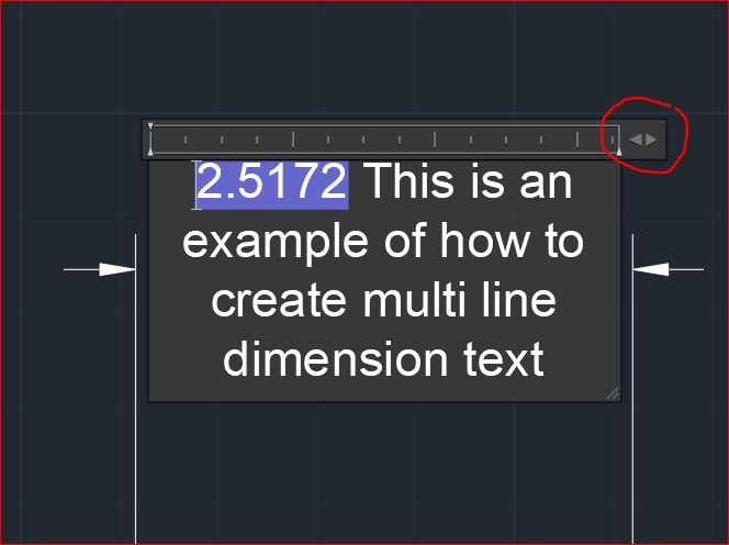 Multi-line Dimension Text - Autodesk Community