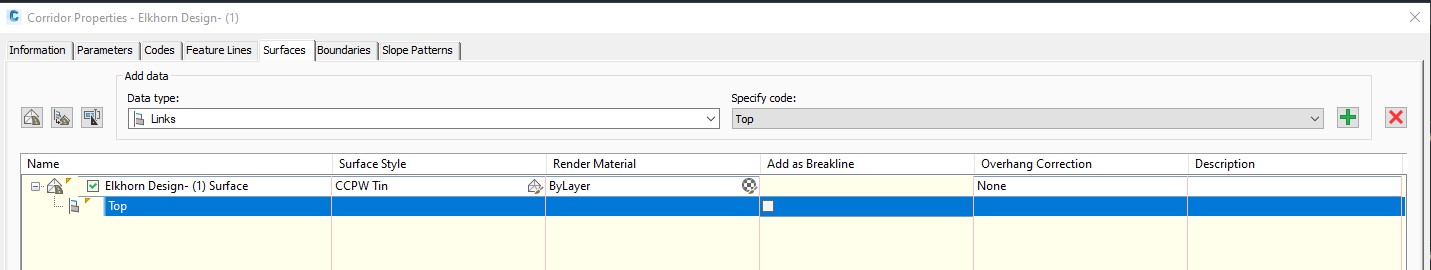 Design surface does not extend to corridor limits - Autodesk Community