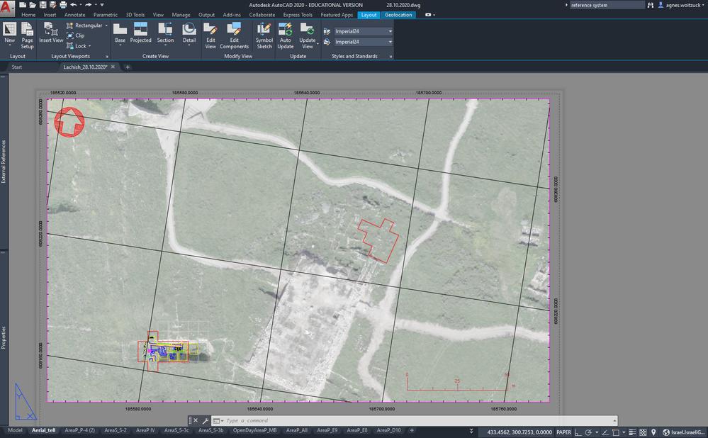 Add a georeferenced grid to a layout - Autodesk Community