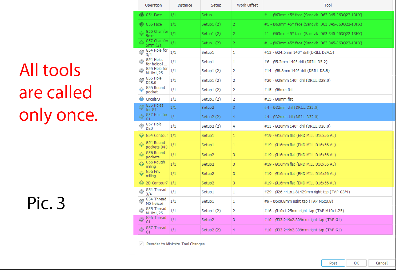 Reorder to Minimize Tool Changes no longer working? - Page 2 - Autodesk Community