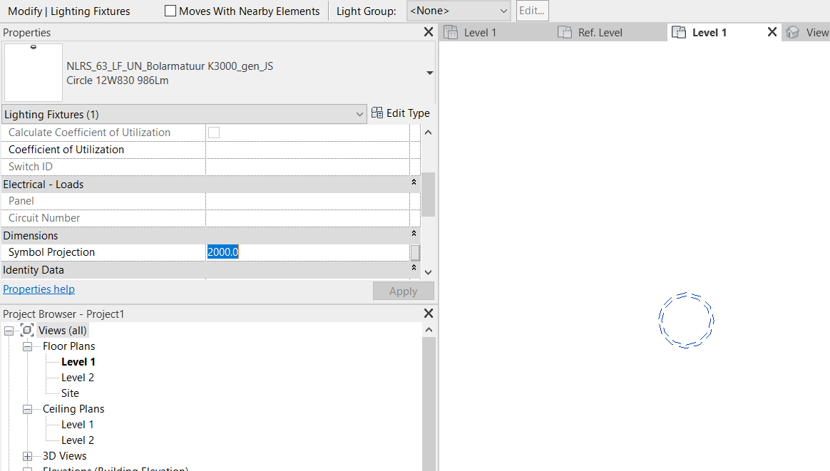 Lighting Fixture Symbols
