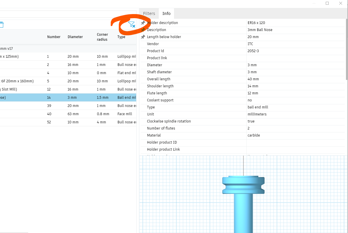 Solved: Tool Library Default Filters - Autodesk Community