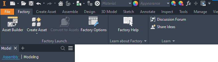 Solved: Factory Design tools panel and asset browser missing in ...