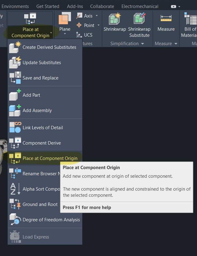Solved: Constraint Origin to Origin - Autodesk Community