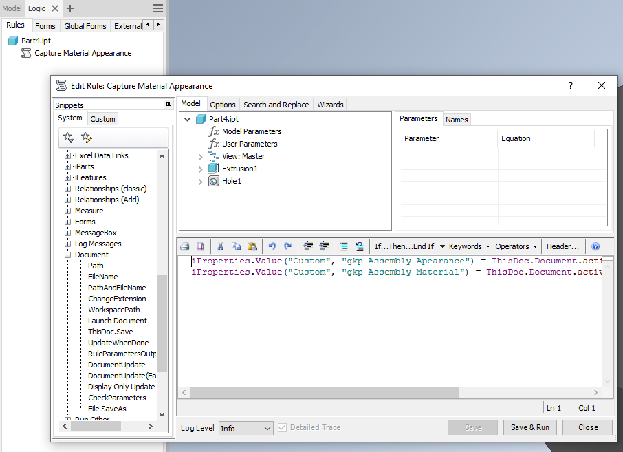 Getting overridden Appearance - Autodesk Community