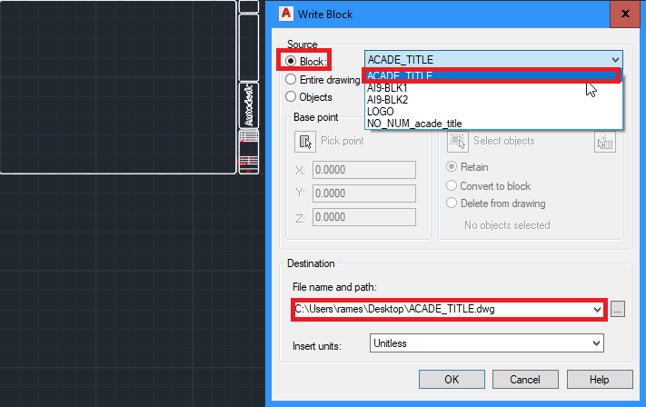Solved: Title block become a block when using aeblockswap - Autodesk Community
