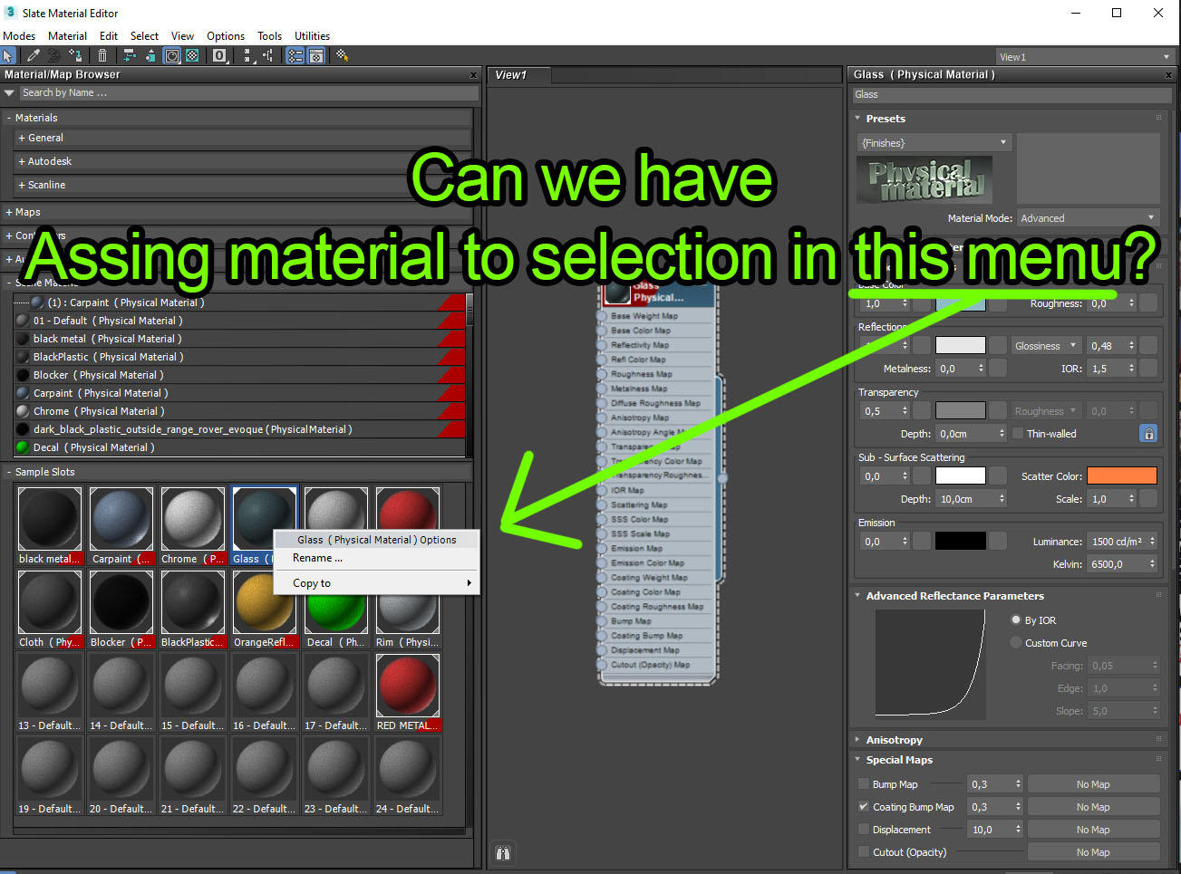 Material Editor Improvement - Autodesk Community