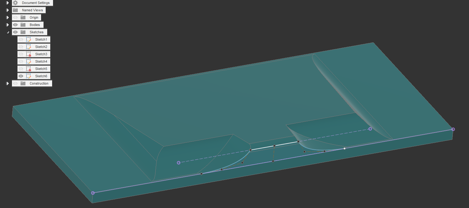 Solved: Creating an angled, curved surface on top of an existing model PART III - Autodesk Community